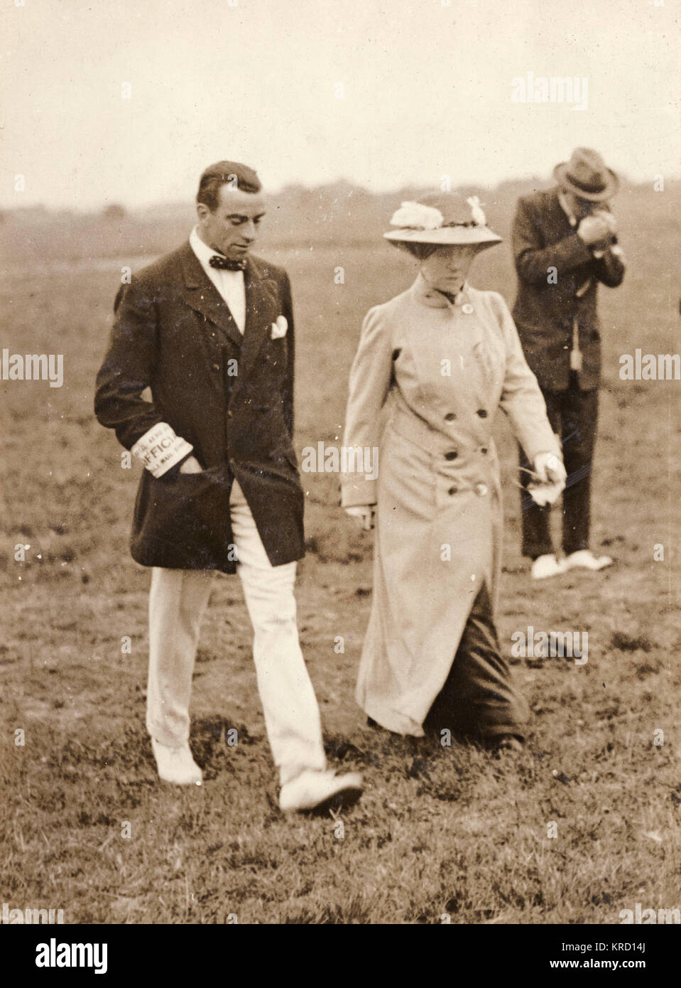 Grahame-White and Lady Northcliffe at Hendon Stock Photo - Alamy
