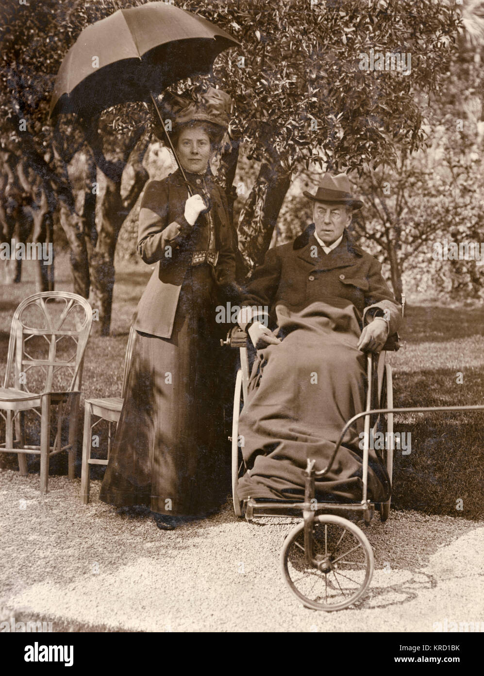 Joseph Chamberlain at Cannes, France Stock Photo - Alamy