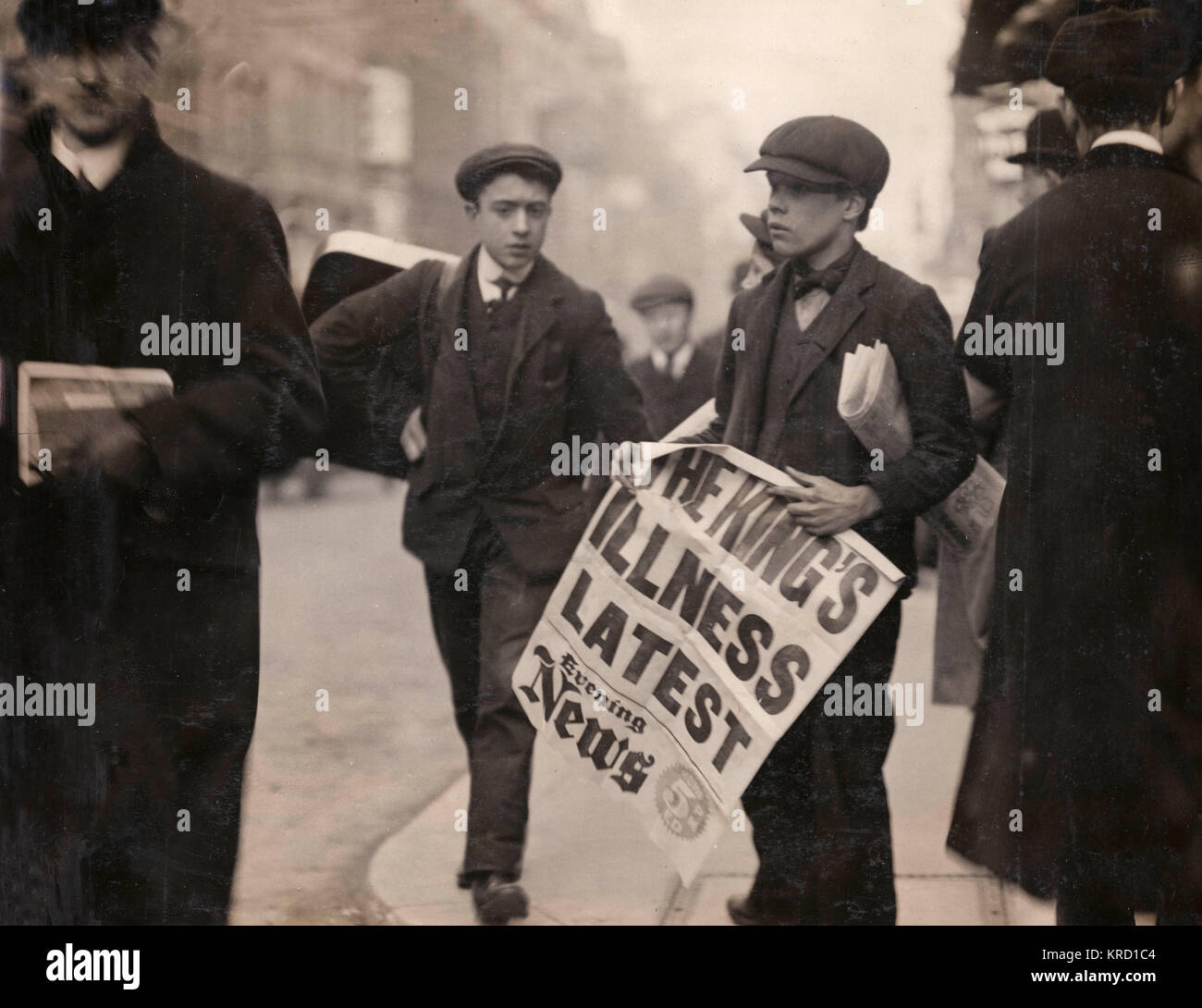 Illness of Edward VII Stock Photo - Alamy