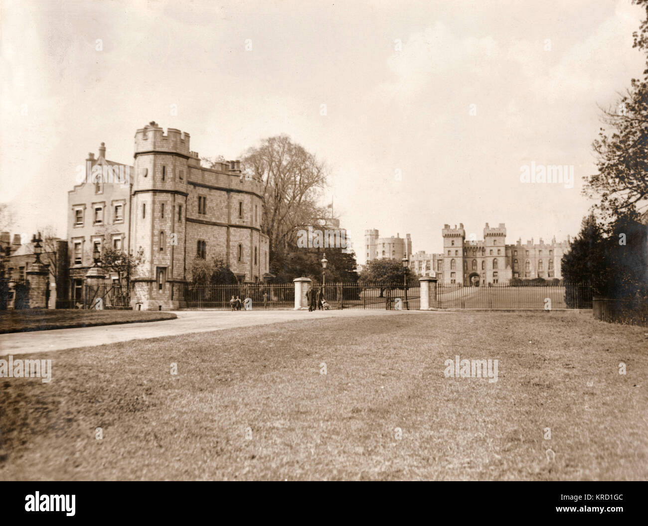 Route of Edward VII funeral at Windsor Stock Photo - Alamy