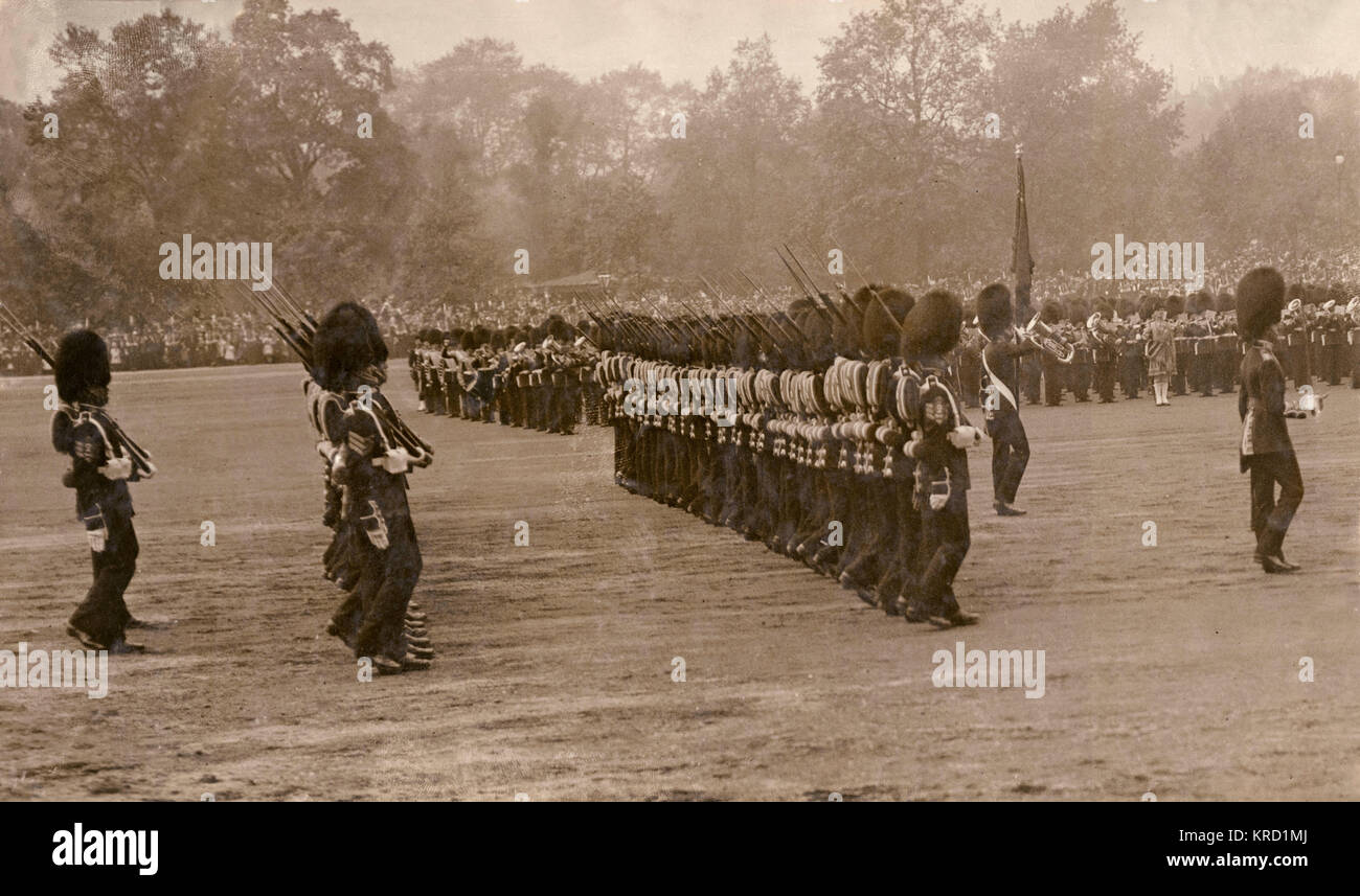 Trooping the Colour on George V's Birthday Stock Photo - Alamy