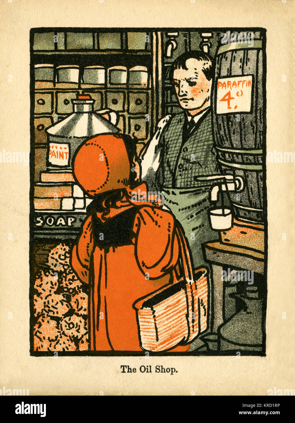 The Oil Shop Stock Photo - Alamy