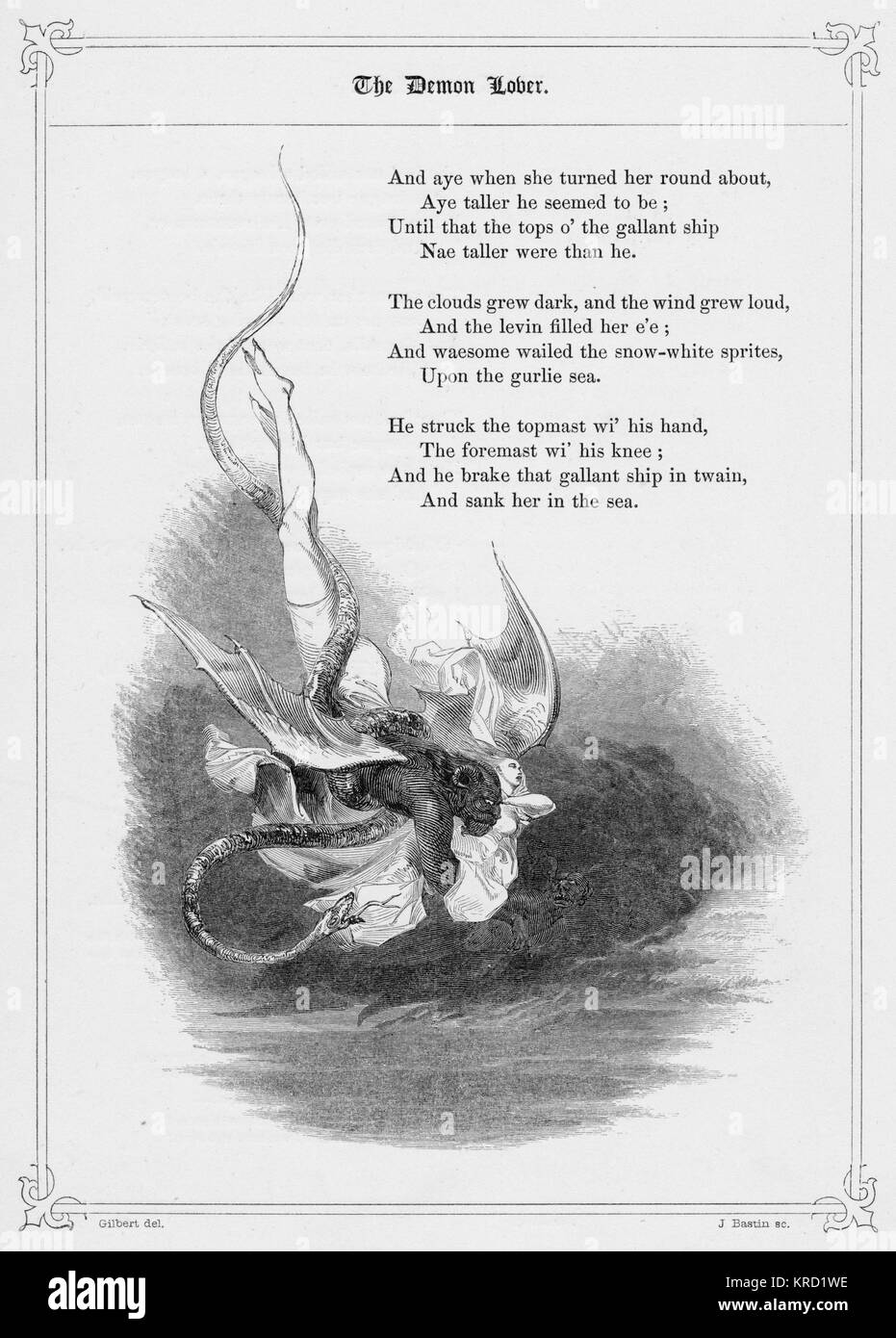 The demon lover Black and White Stock Photos & Images - Alamy