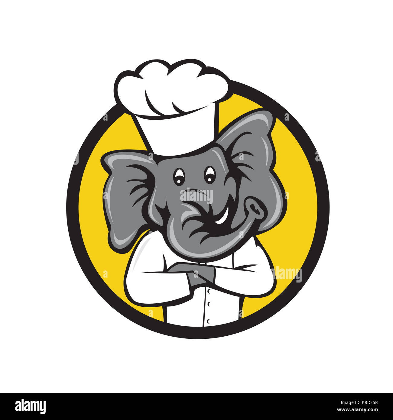 Circle cartoon shield Cut Out Stock Images & Pictures - Alamy