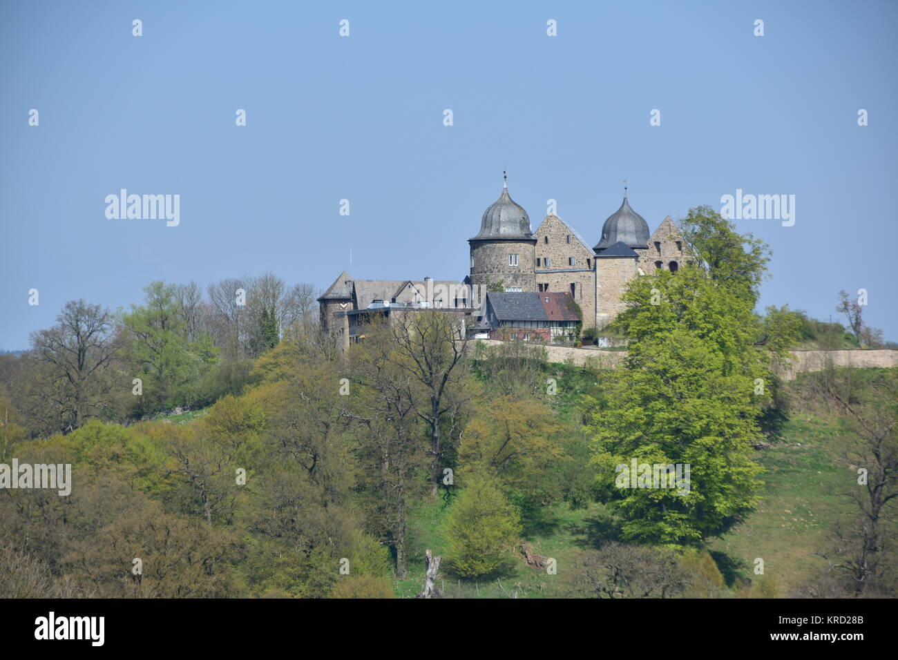 Sababurg Castle in Northern Hesse Stock Photo - Alamy