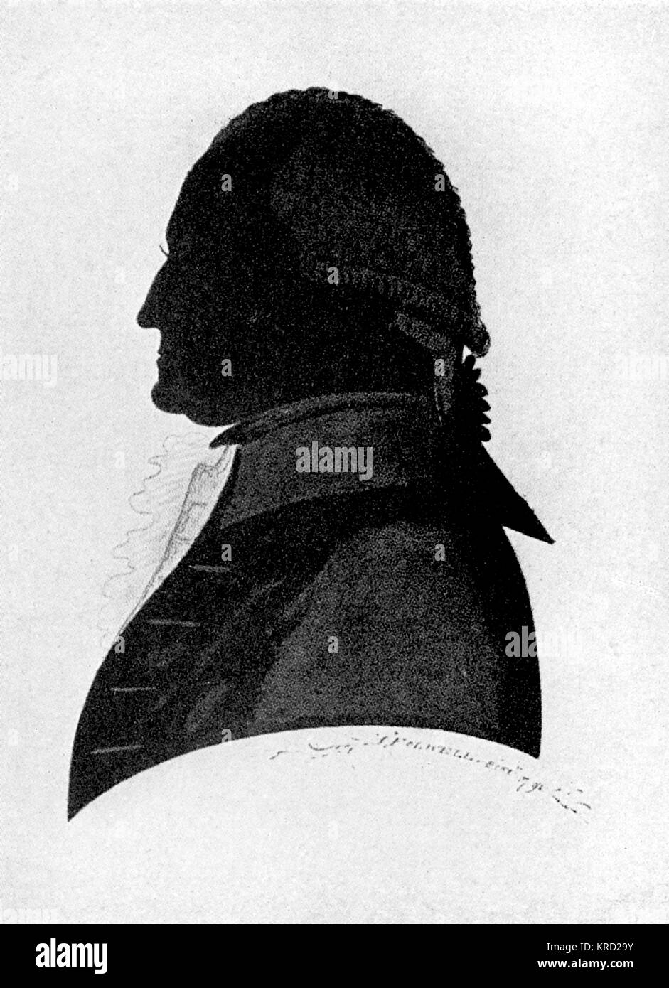 18th century silhouette hi-res stock photography and images - Alamy