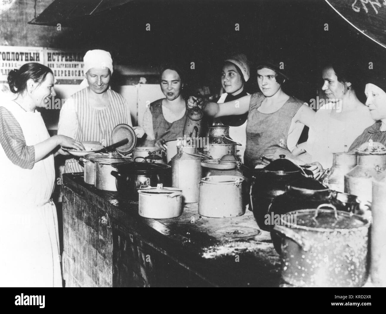 Russian Communal Kitchen Stock Photo - Alamy