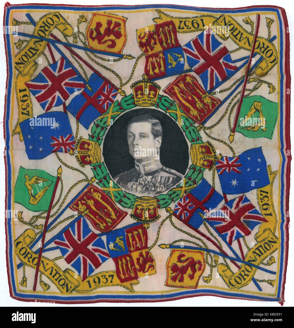 Edward viii coronation flag hi-res stock photography and images - Alamy