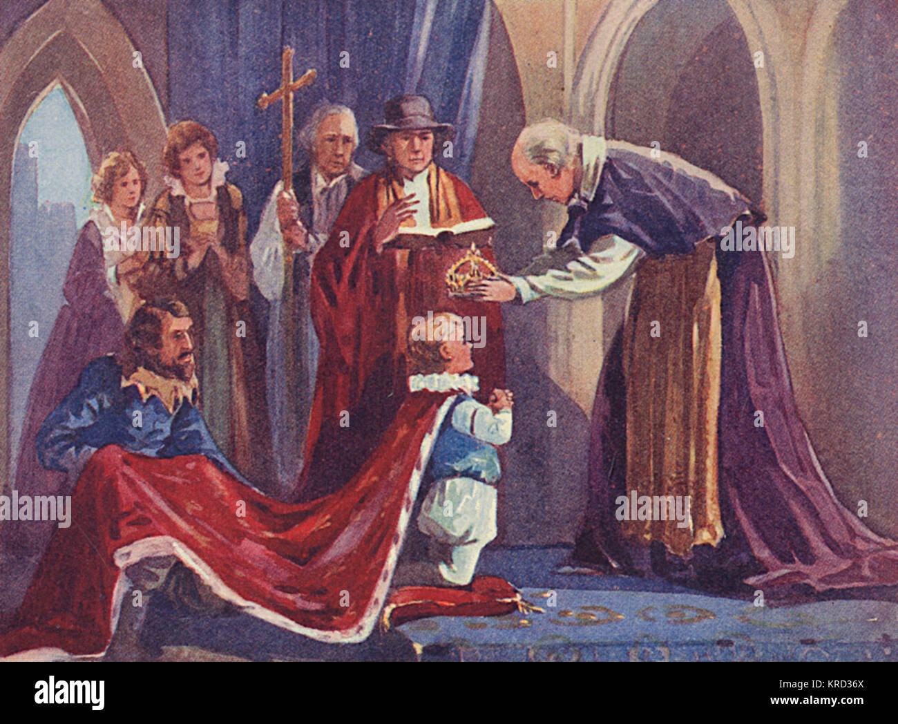 Coronation of King Henry VI 1429 Stock Photo - Alamy