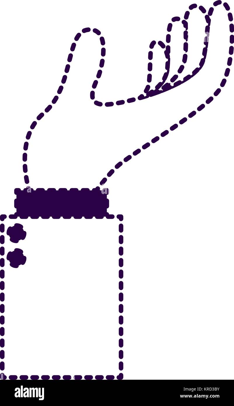 business hand side view gesture hold on in purple dotted silhouette ...
