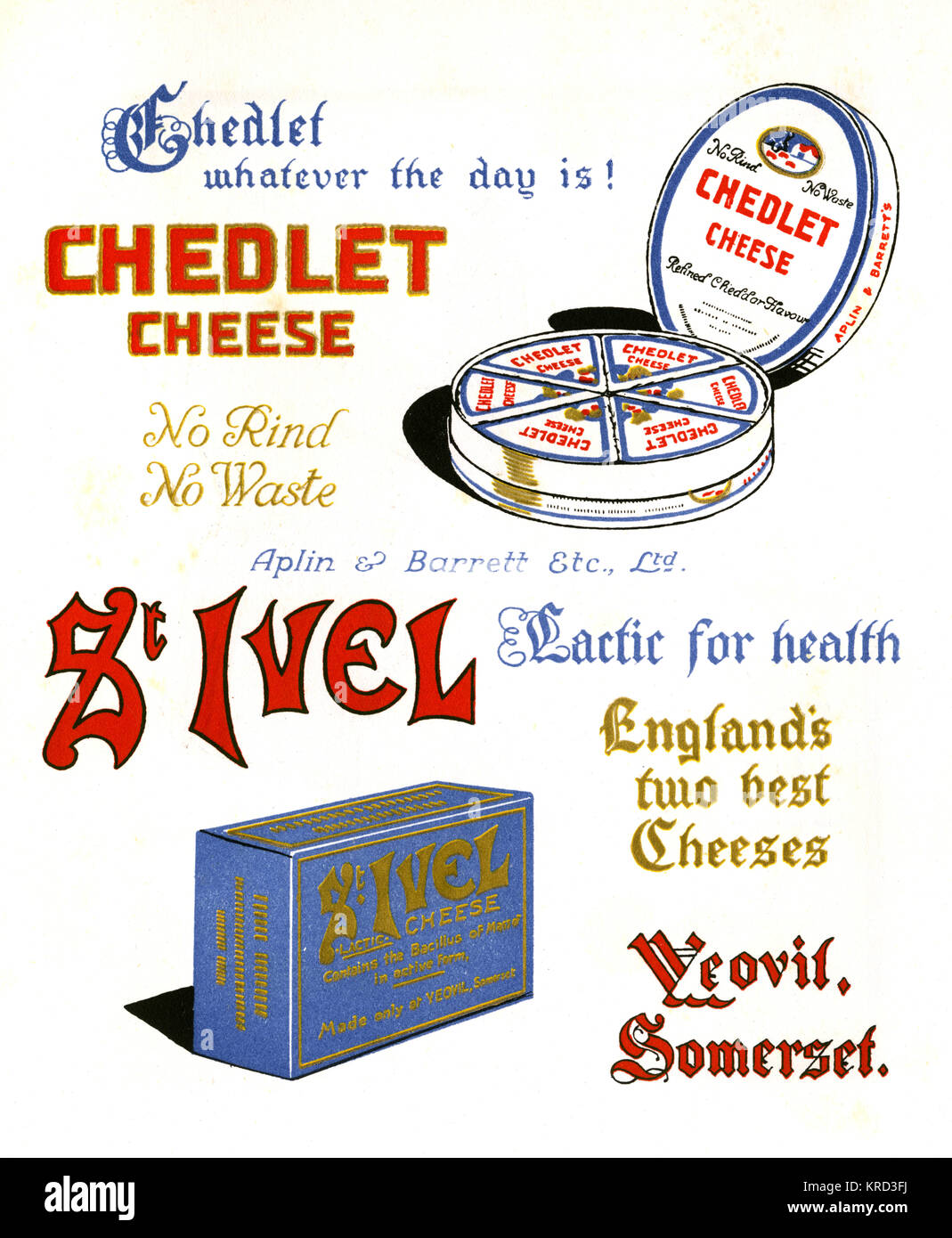 St ivel cheese hi-res stock photography and images - Alamy