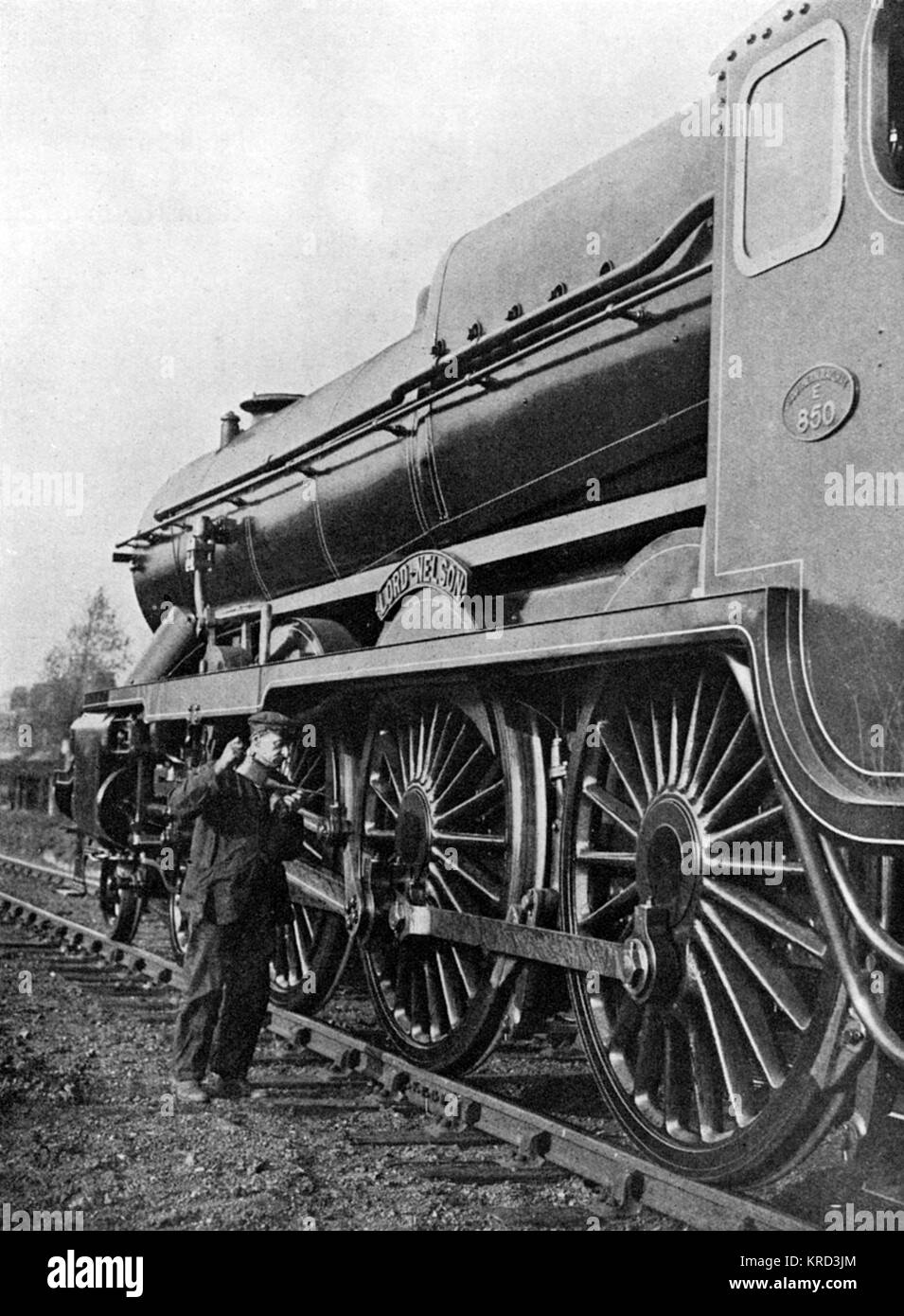 The Southern Railway engine, 'Lord Nelson' Stock Photo - Alamy