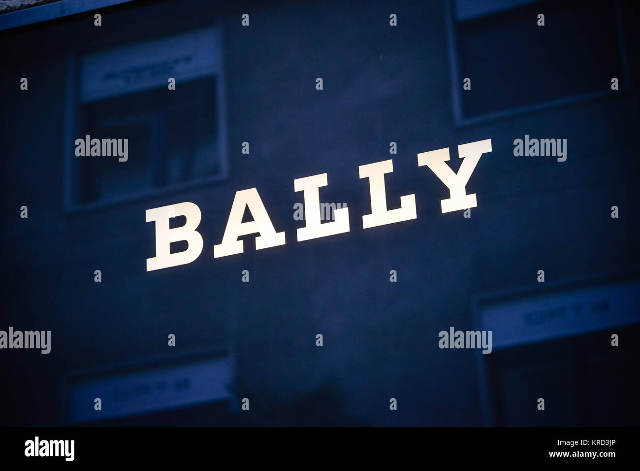 Milan - October 9, 2016: Bally store in Milan Stock Photo - Alamy