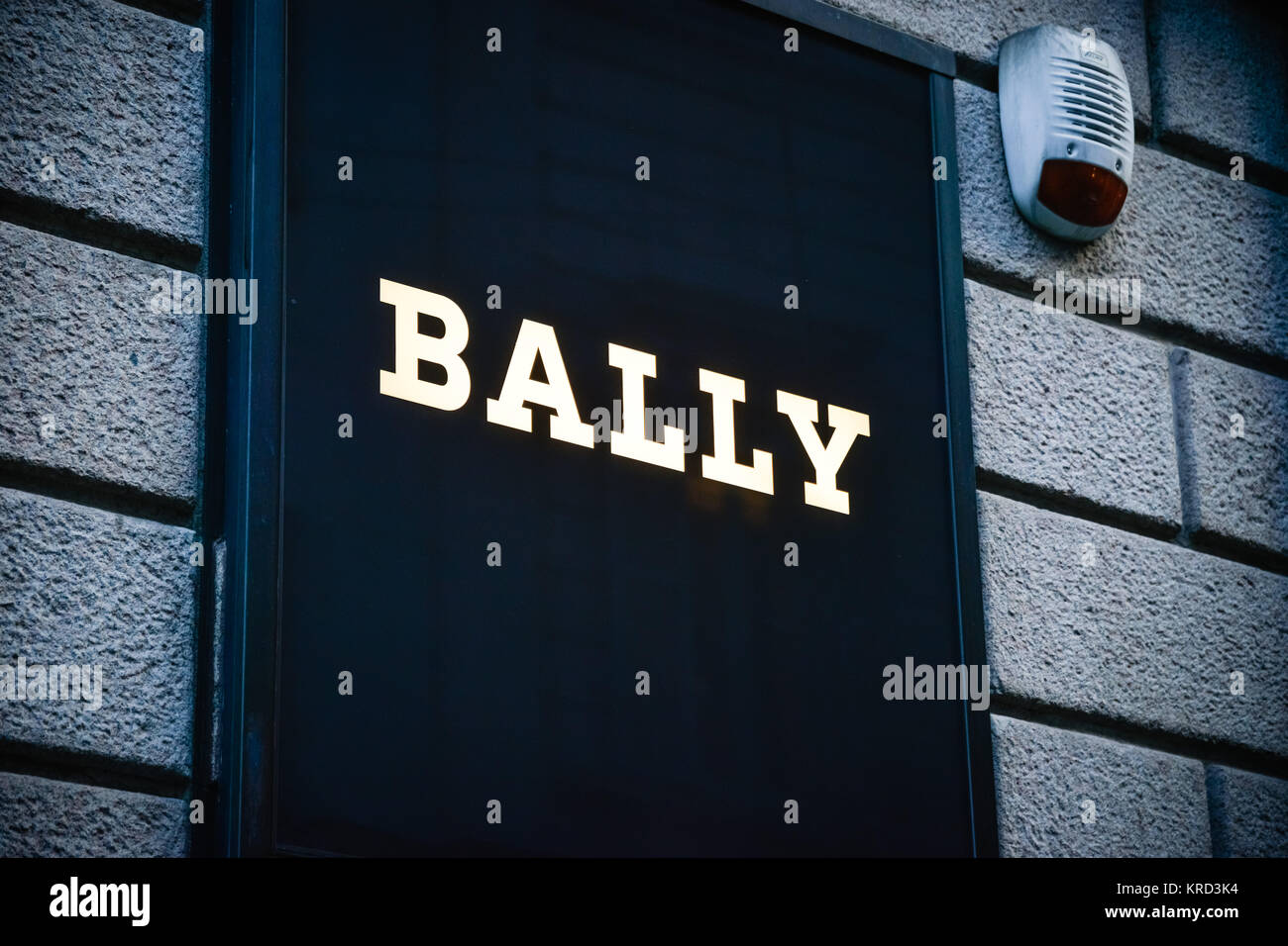 Milan - October 9, 2016: Bally store in Milan Stock Photo - Alamy