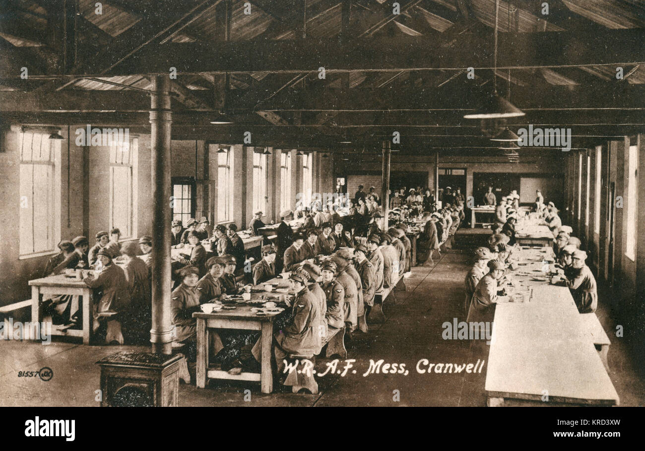 WRAF Mess Hut at Cranwell, WW1 Stock Photo - Alamy