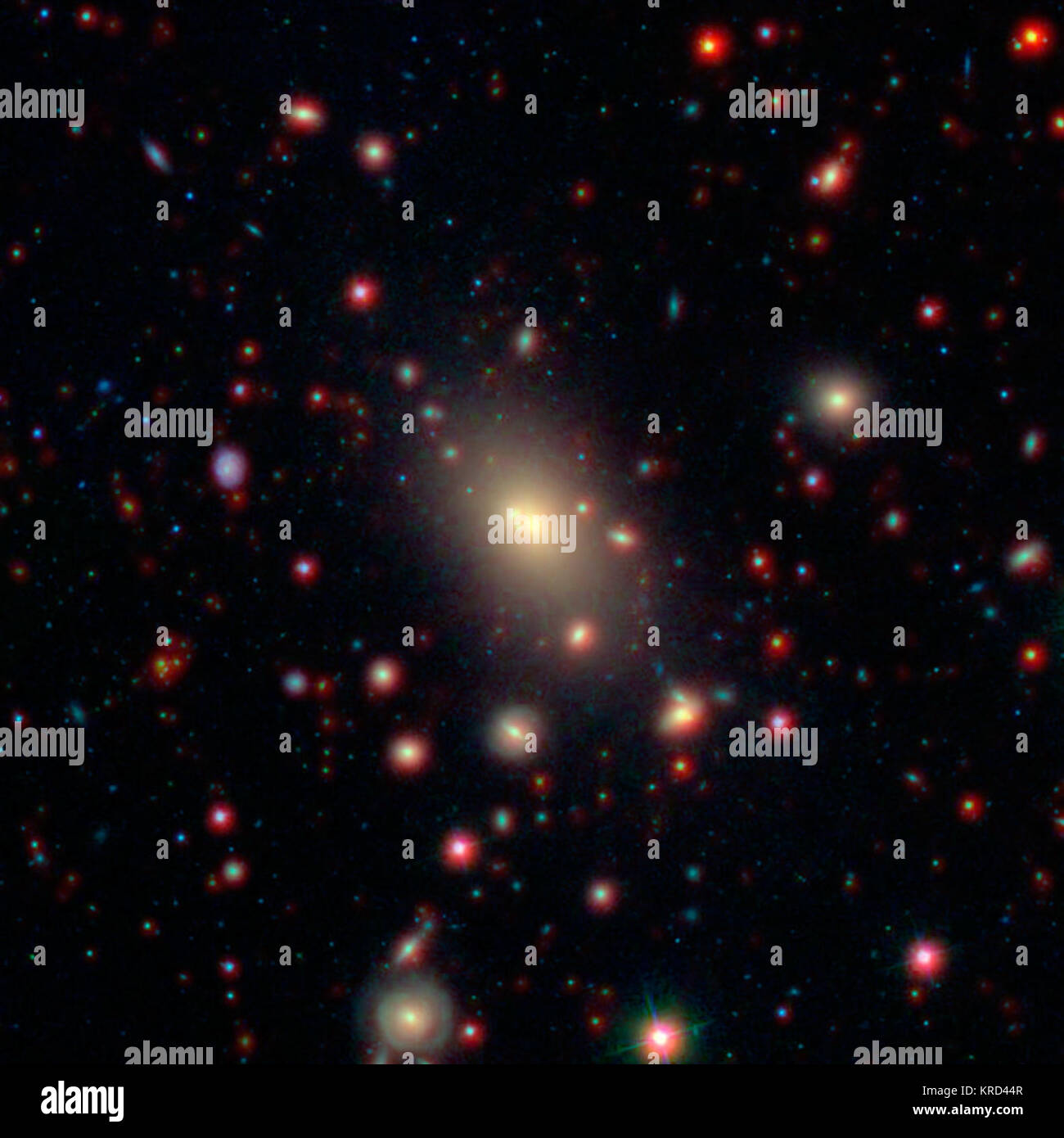 Monster Galaxies Lose Their Appetite With Age 03 Stock Photo - Alamy