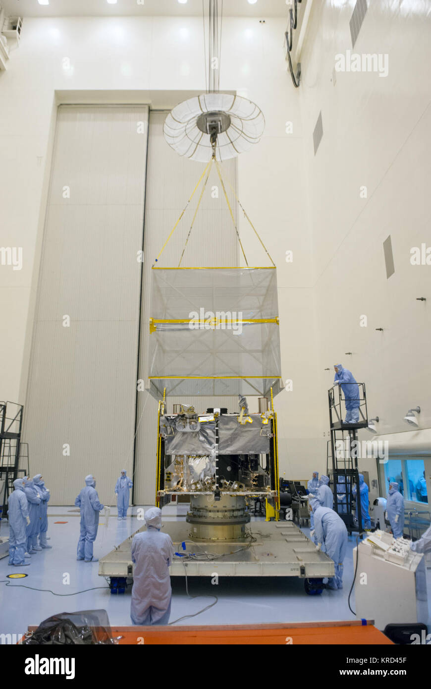 MAVEN spacecraft inside the Payload Hazardous Servicing Facility at ...