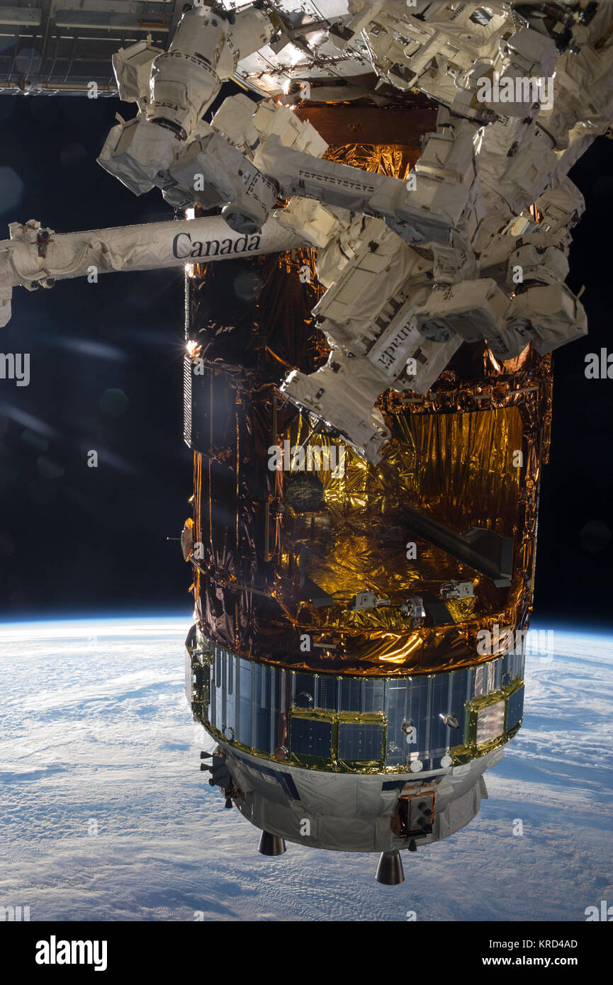 ISS-36 HTV-4 attached to Harmony node Stock Photo - Alamy