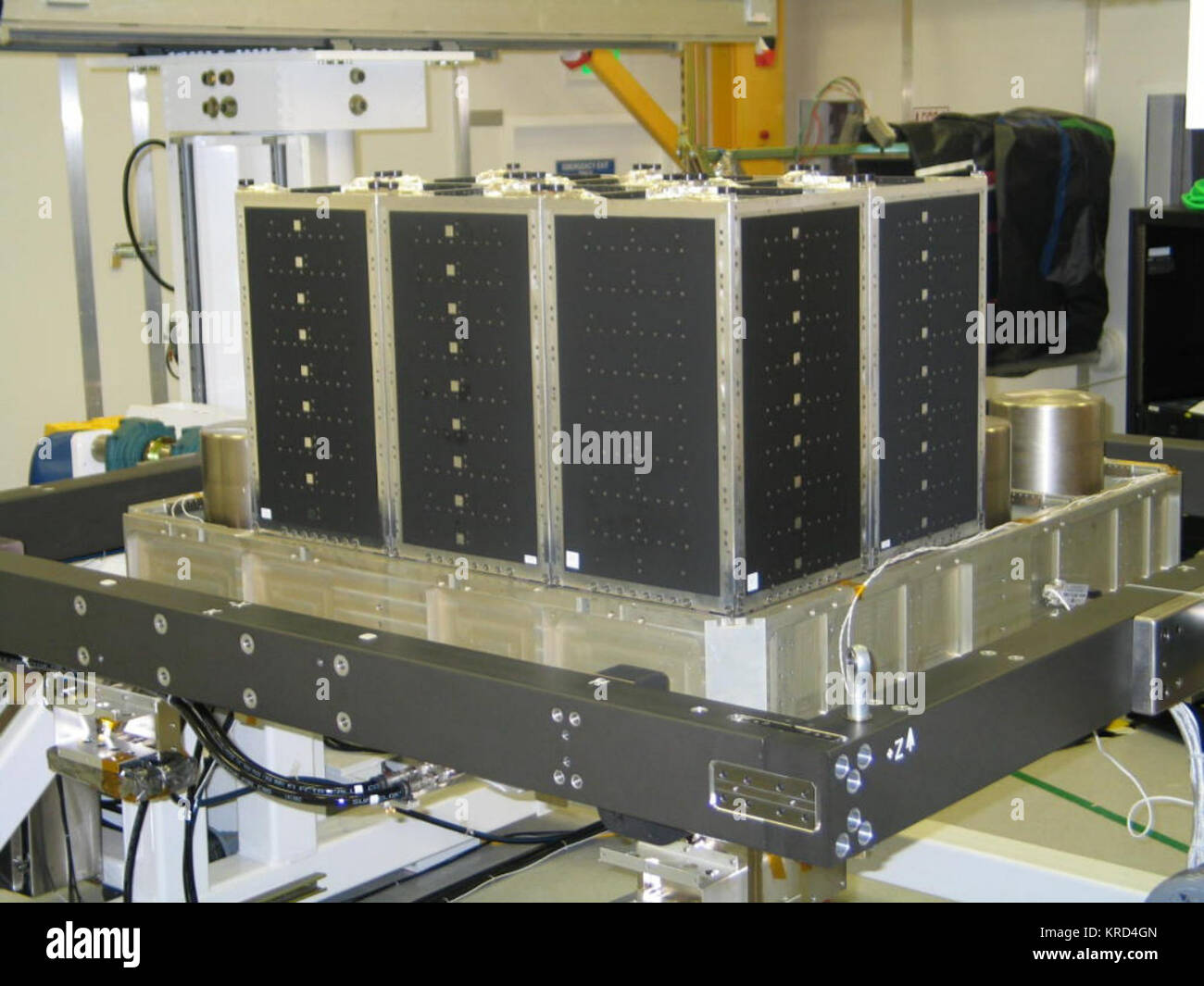 Fermi gamma telescope LAT 6 towers installed Stock Photo - Alamy