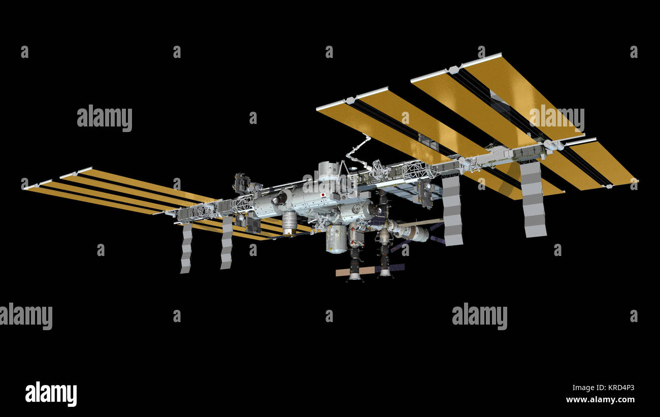 3d rendering space station hi-res stock photography and images - Alamy