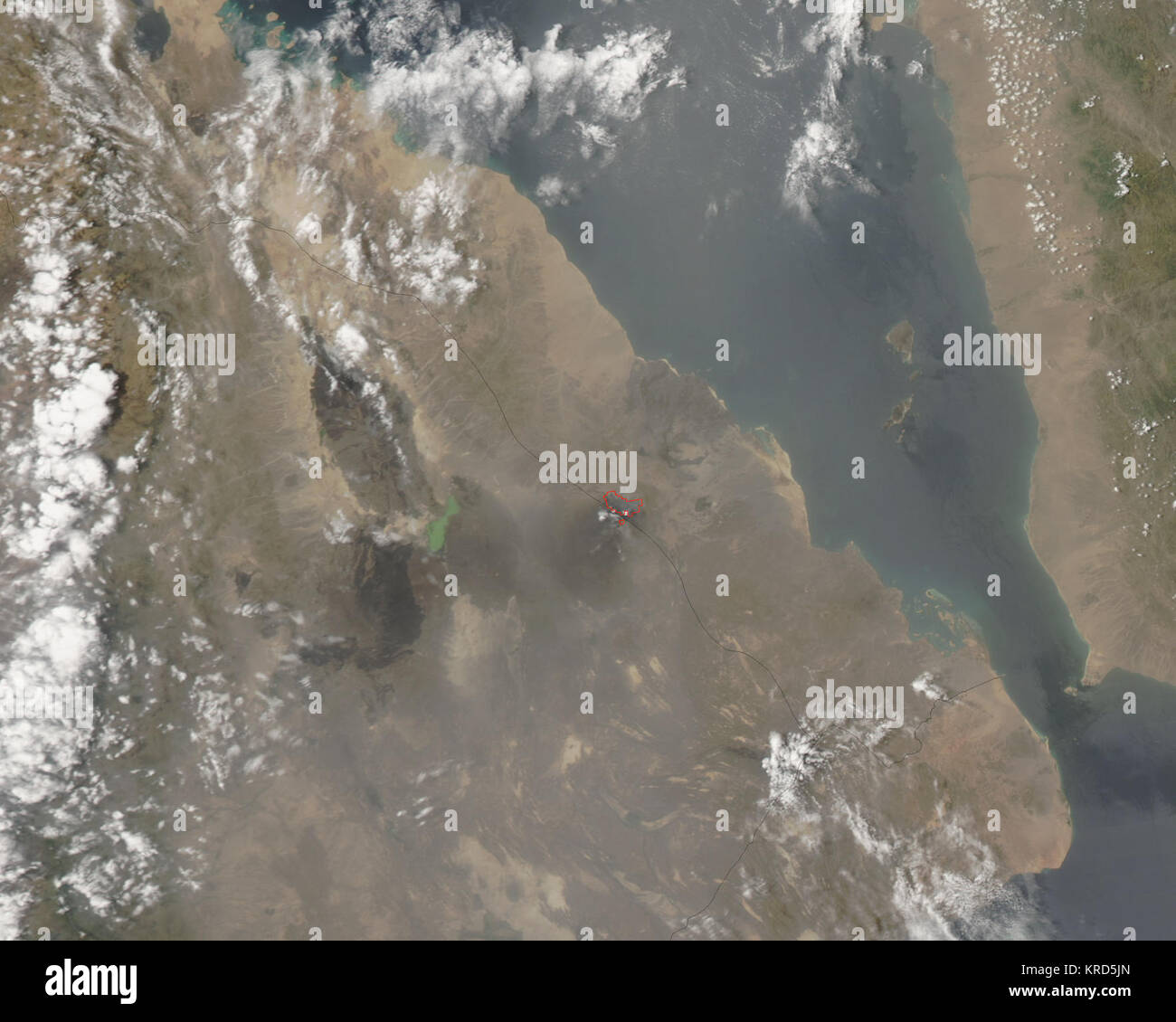 Activity at Nabro volcano, Eritrea 06-17-2011 Stock Photo - Alamy