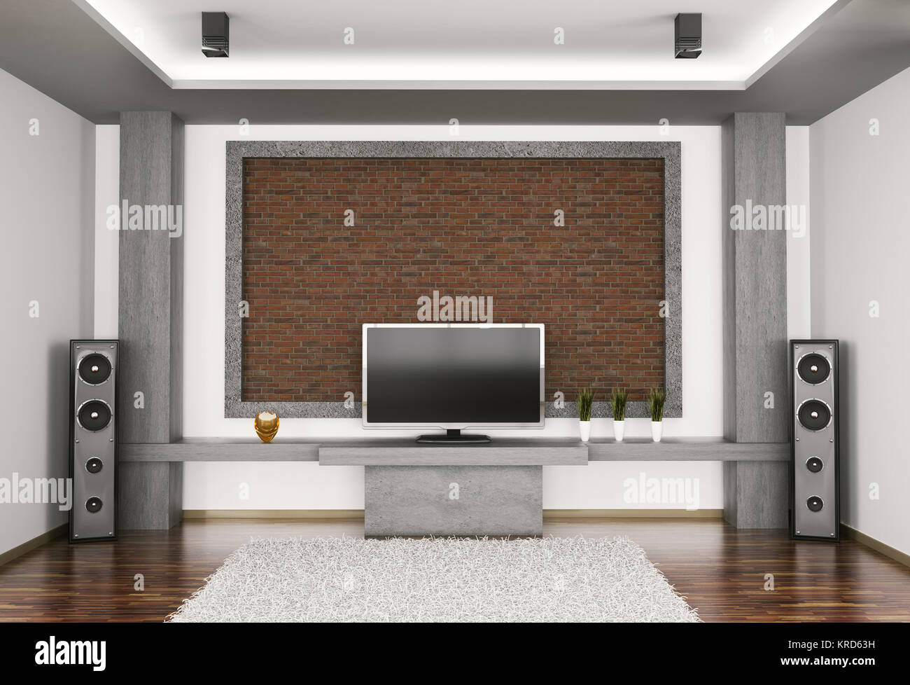 Interior room lcd speakers hi-res stock photography and images - Alamy