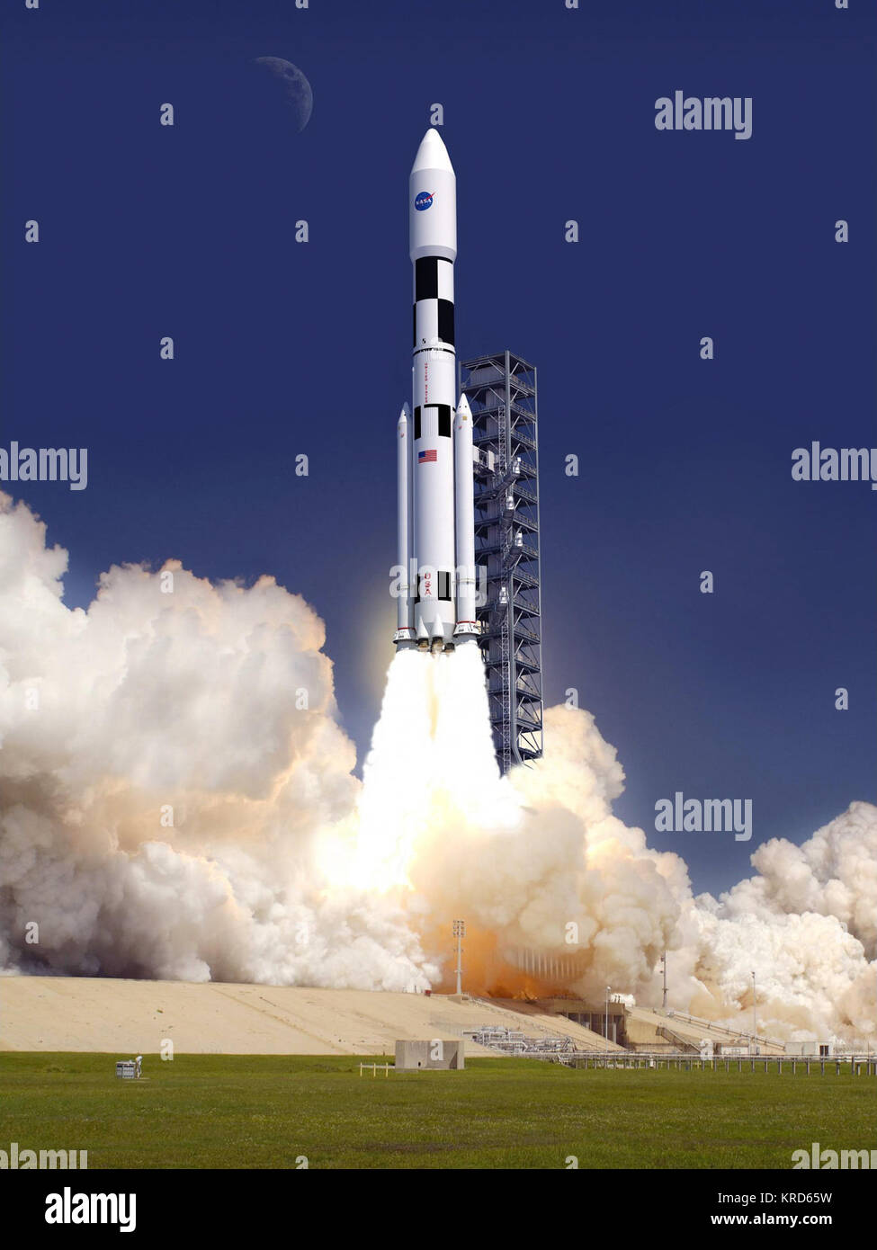 Art of SLS launch2 Stock Photo - Alamy