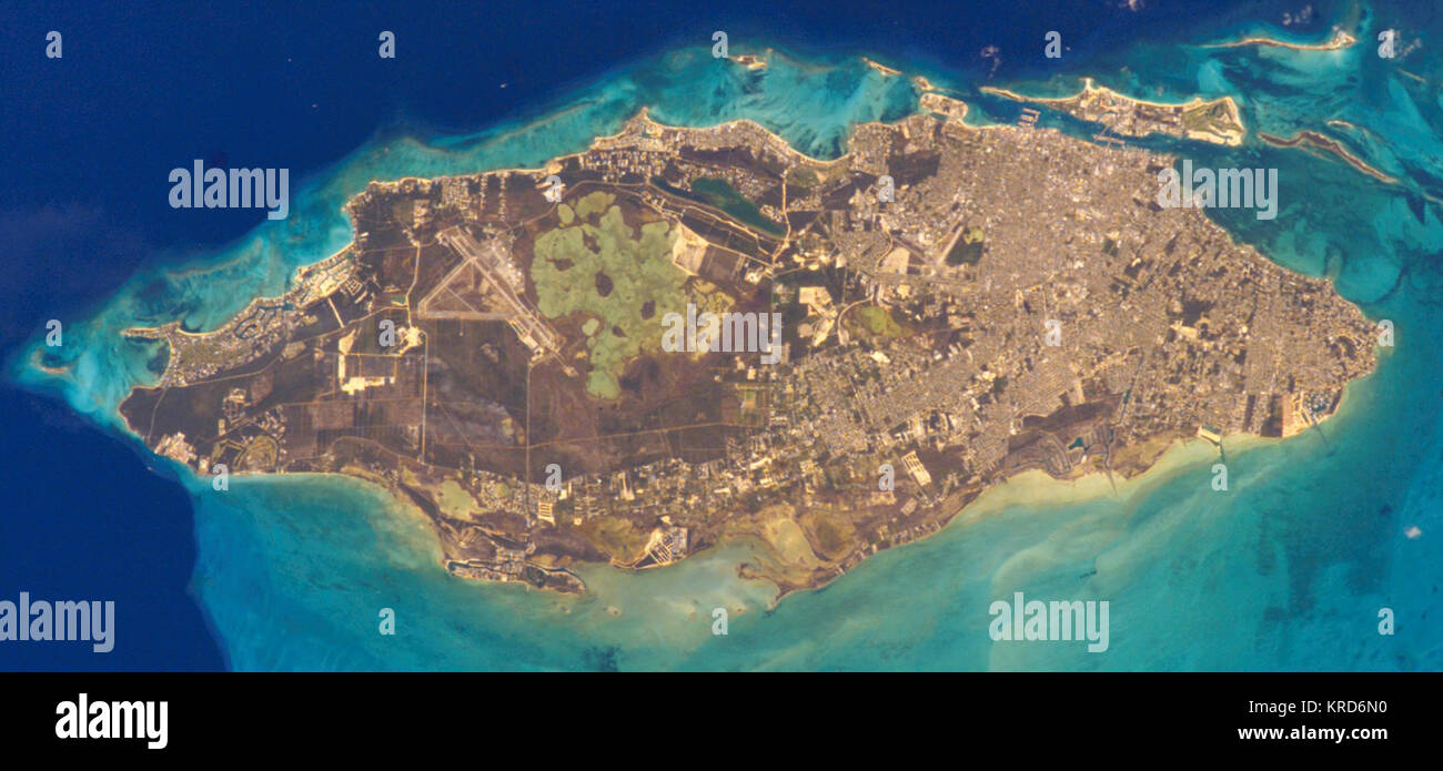 New providence island map hi-res stock photography and images - Alamy