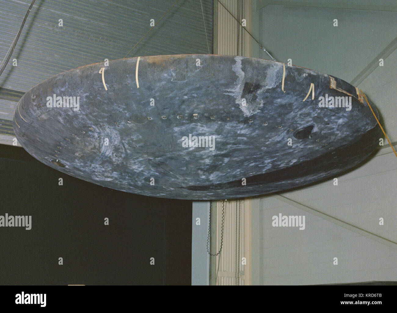 Charred Avcoat heat shield Stock Photo - Alamy