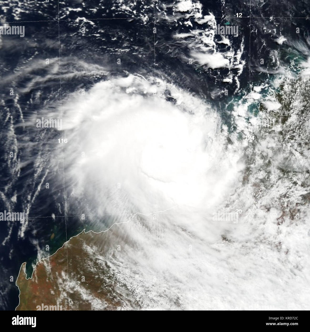 Cyclone Rosita 19 apr 2000 0220Z Stock Photo - Alamy