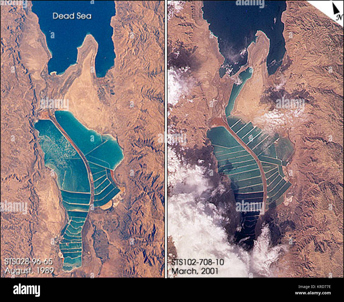 Dead Sea Comparative Stock Photo - Alamy