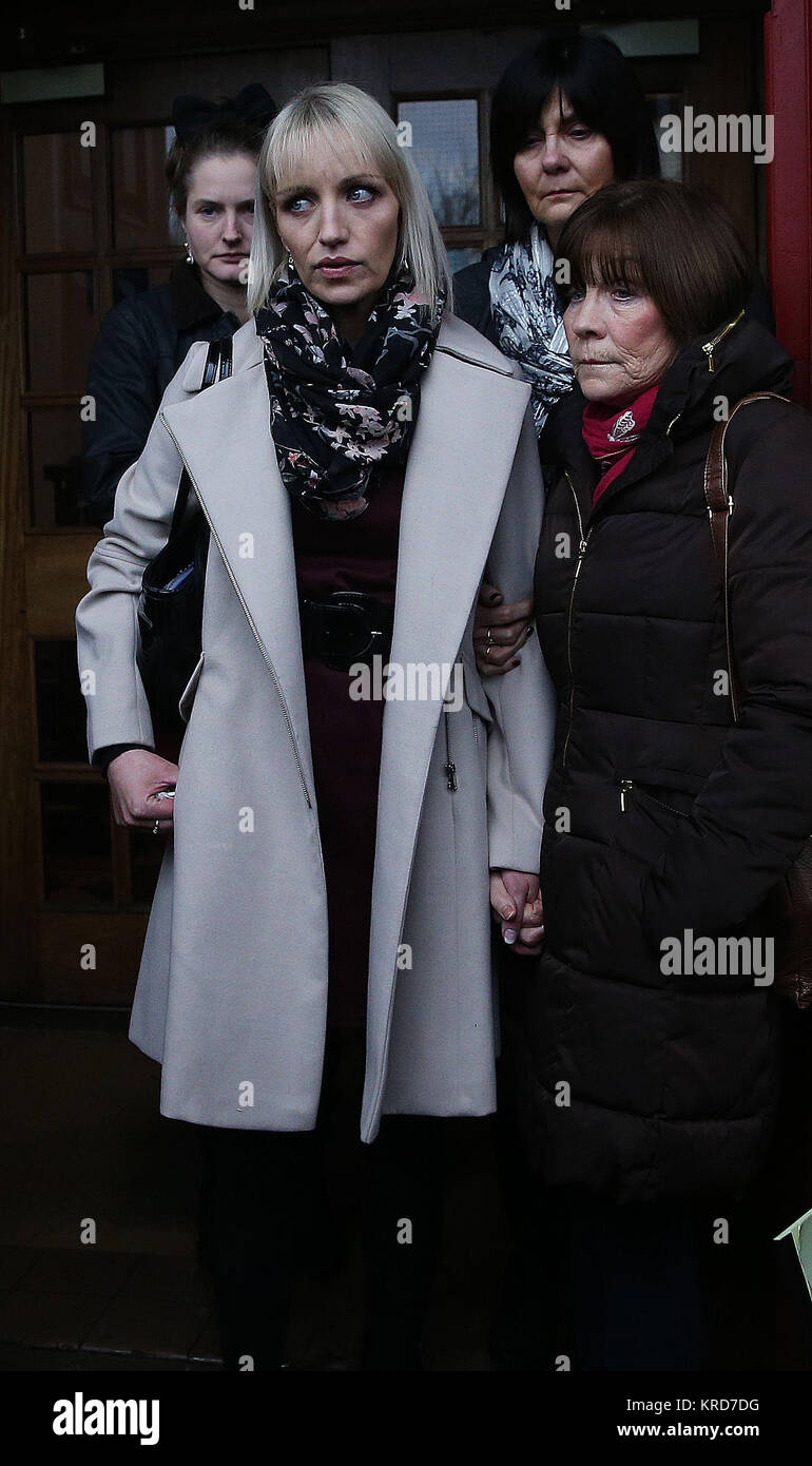 Clodagh Hawe's mother Mary Coll (right) and sister Jacqueline Connelly ...