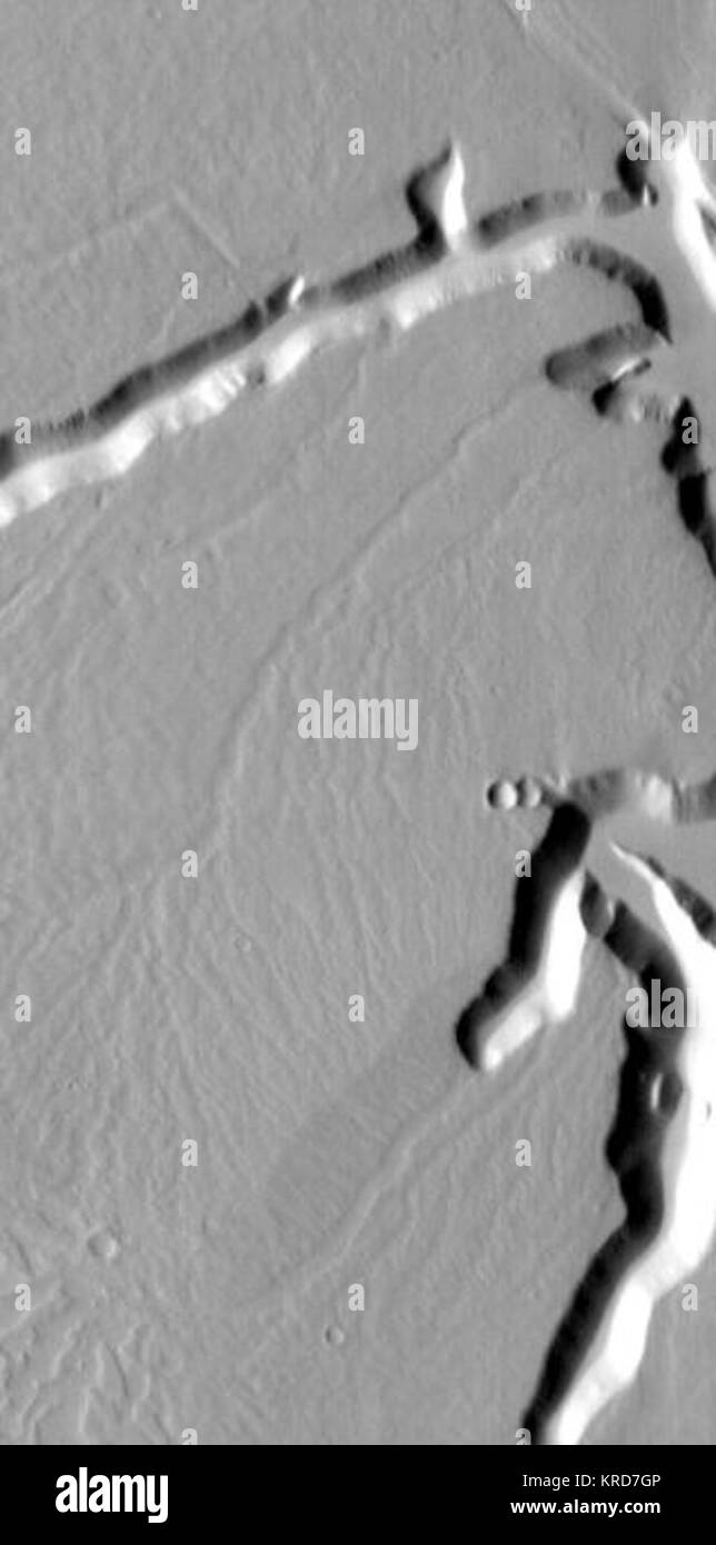 Echus Chasma Dendritic Channels Stock Photo - Alamy