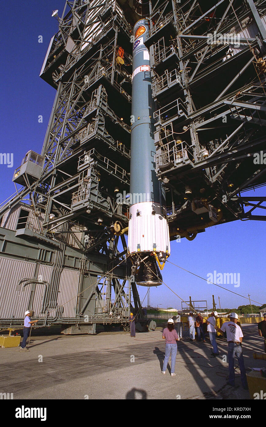 First stage of a Delta II rocket Stock Photo - Alamy