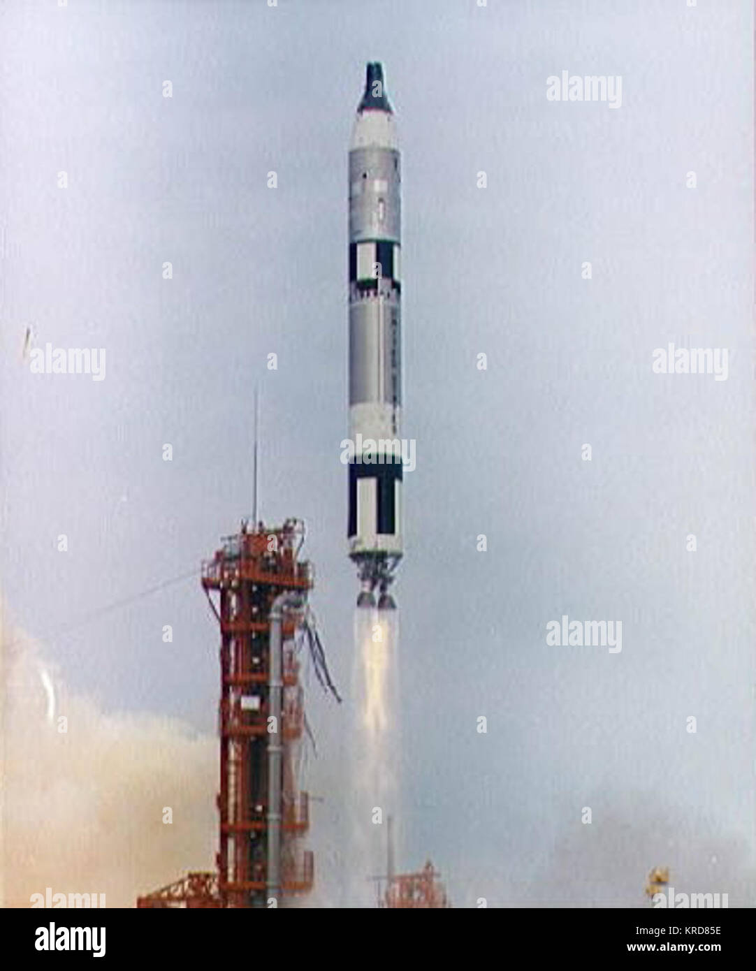 Gemini 7 - Launch of the spacecraft Stock Photo - Alamy