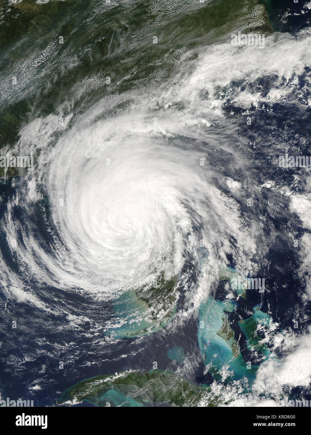 Hurricane Jeanne 26 sept 2004 1835Z Stock Photo - Alamy