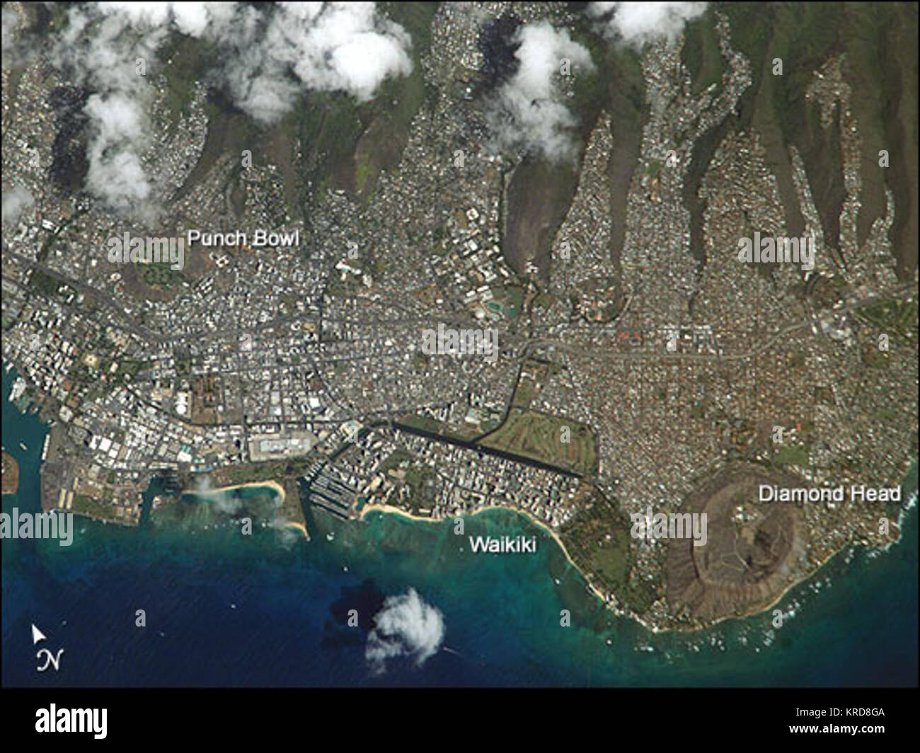 Honolulu - NASA Stock Photo - Alamy
