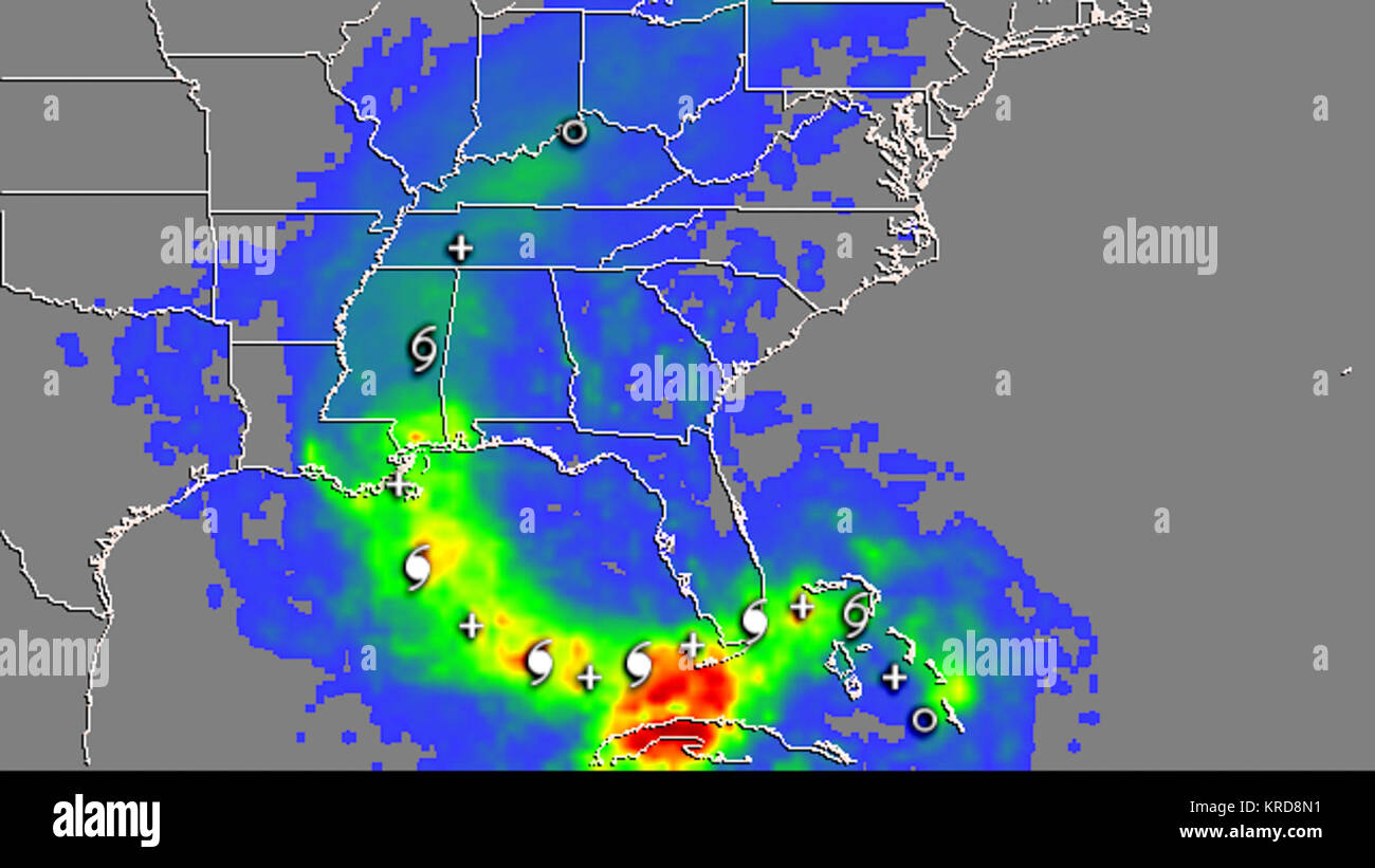 Hurricane katrina satellite hi-res stock photography and images - Alamy