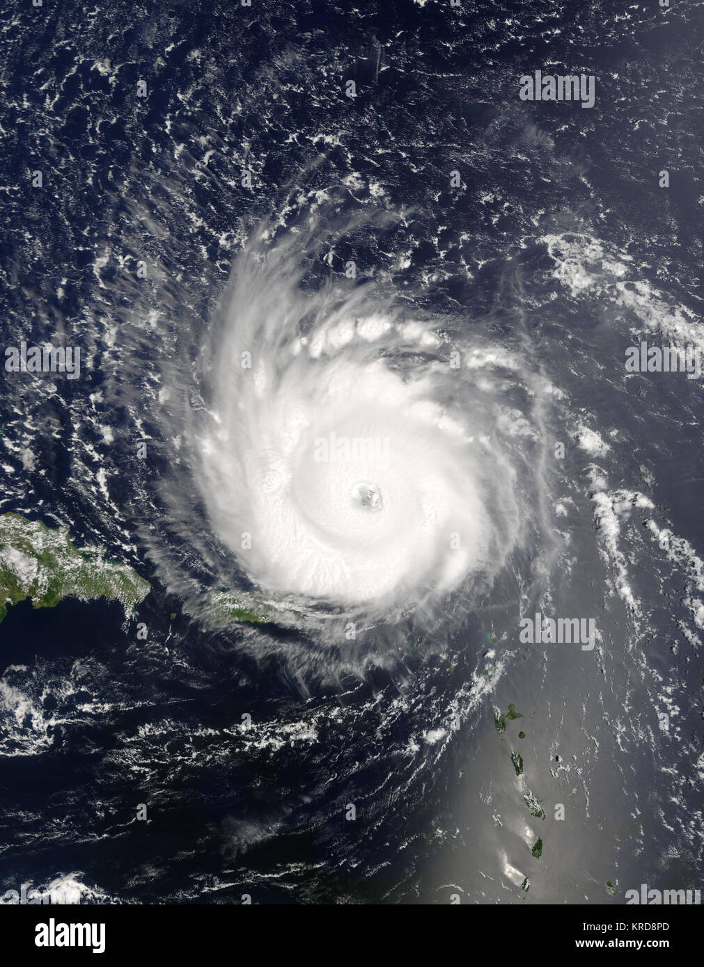Hurricane Frances 31 aug 2004 1445Z Stock Photo - Alamy
