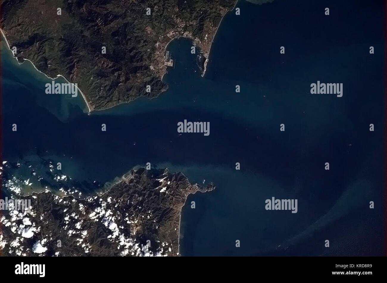 ISS Strait of Gibraltar Stock Photo - Alamy