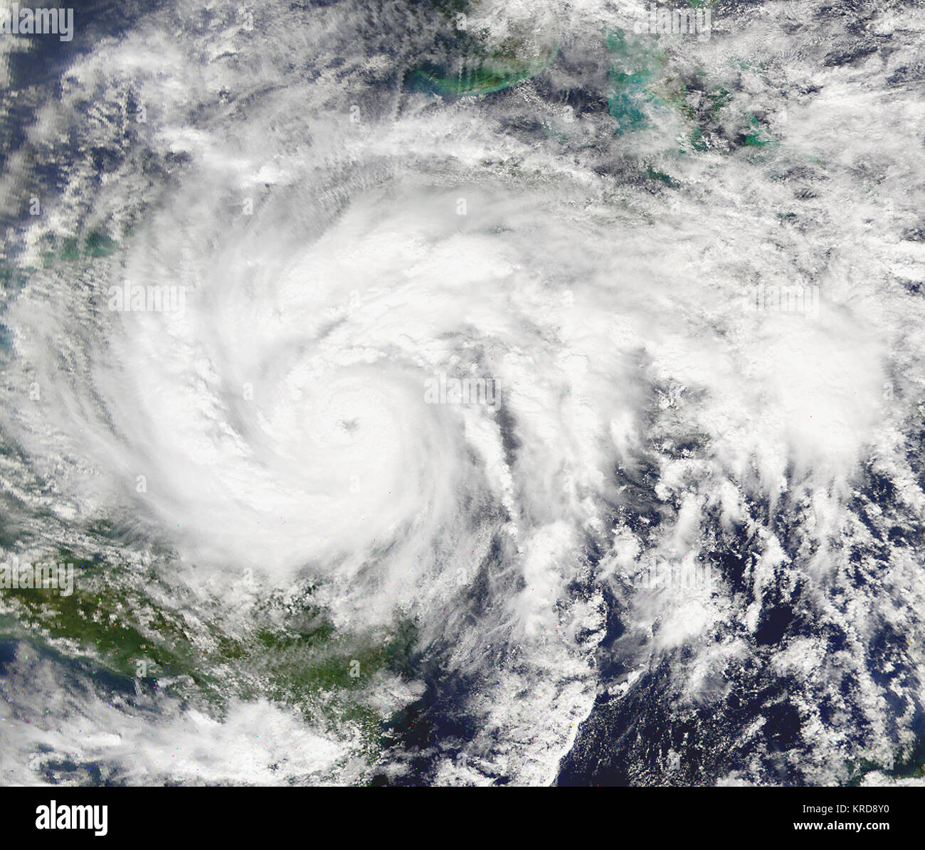 Hurricane Michelle 2 Nov 2001 SeaWiFS Stock Photo - Alamy