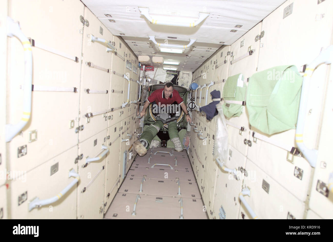 Interior of Zarya ISS module Stock Photo - Alamy