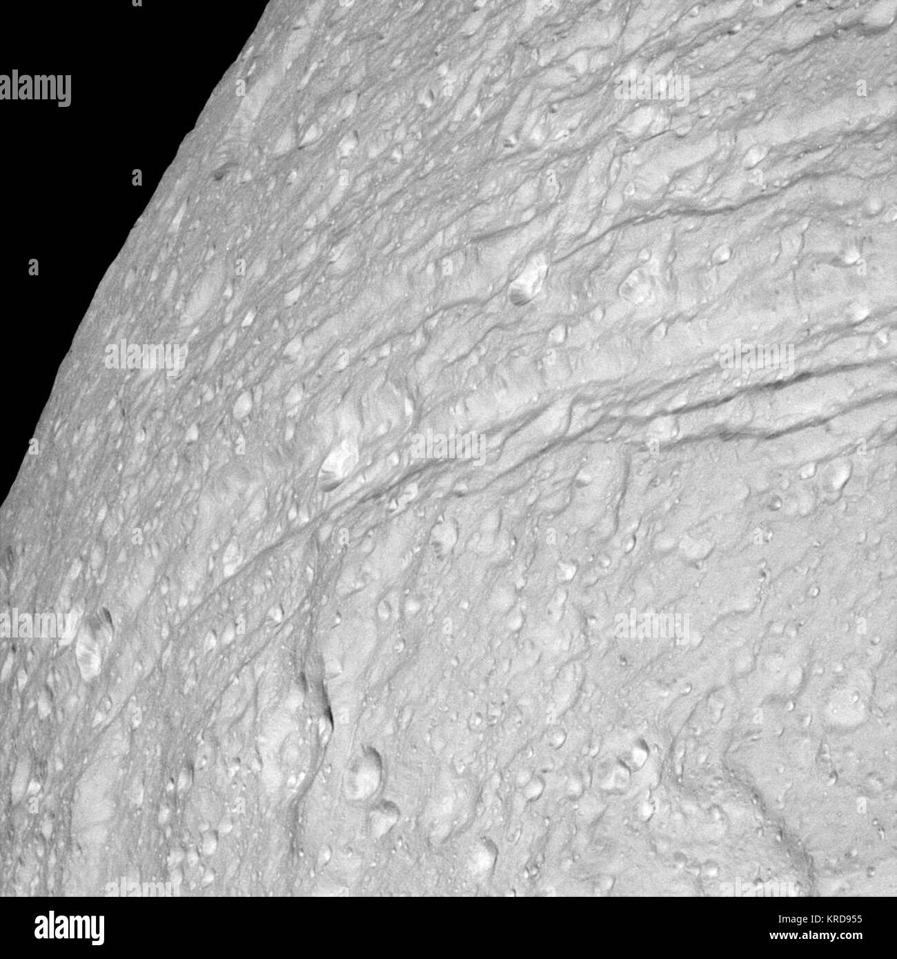 Ithaca Chasma PIA07734 Stock Photo - Alamy