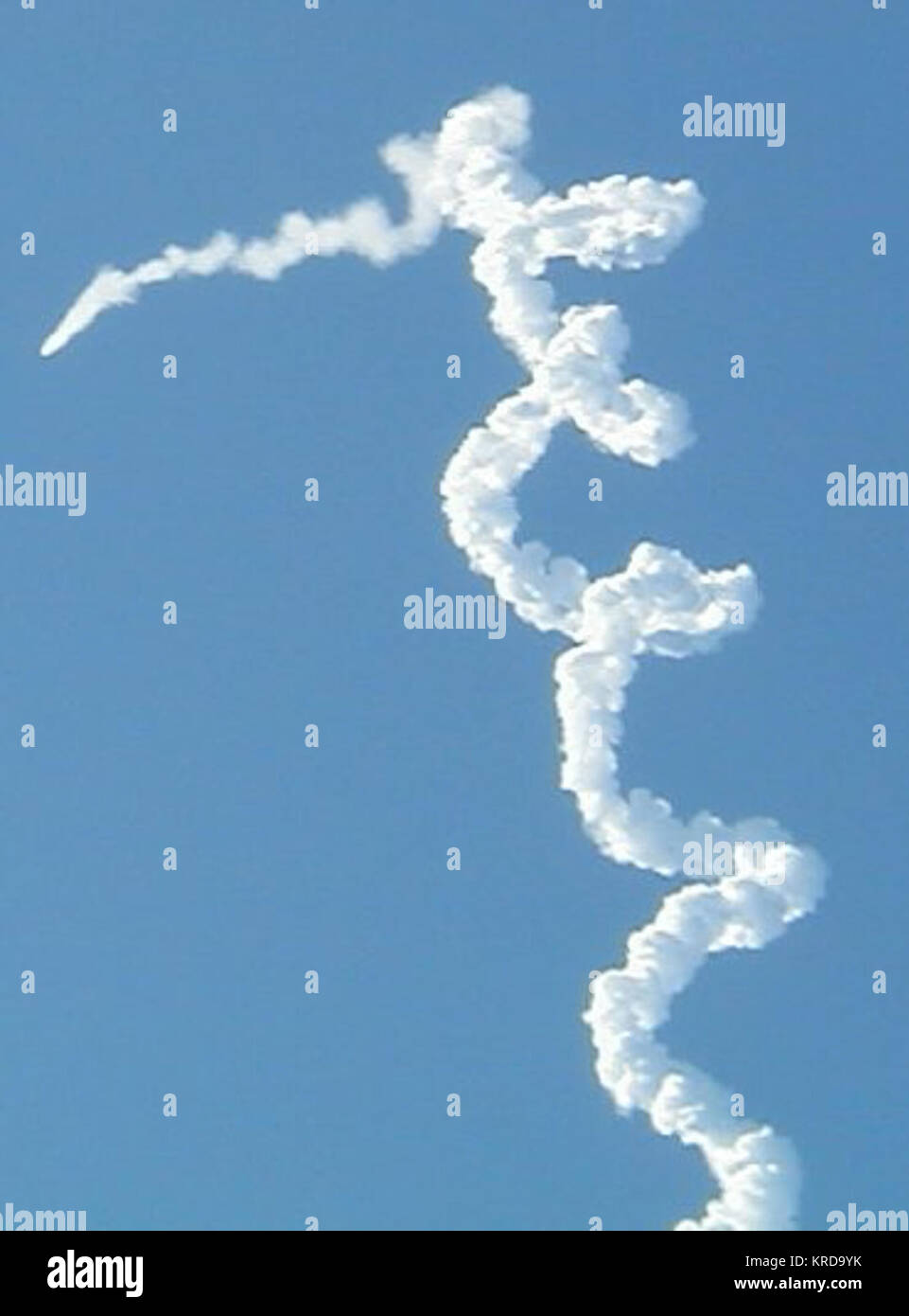 M-V with ASTRO-E veering off course Stock Photo - Alamy