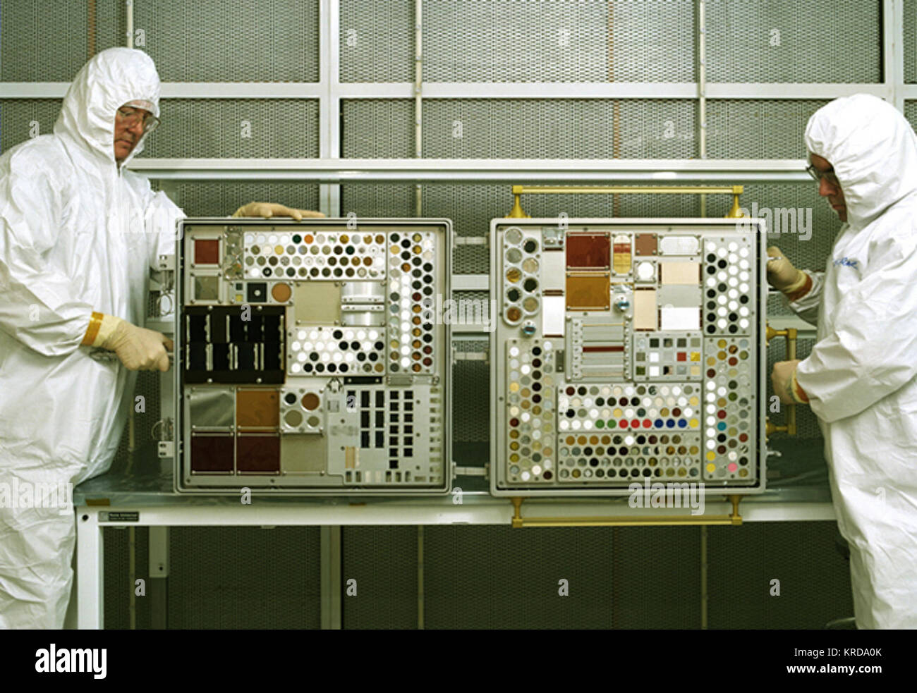 MISSE PEC2 Tray 1 and 2 Stock Photo - Alamy