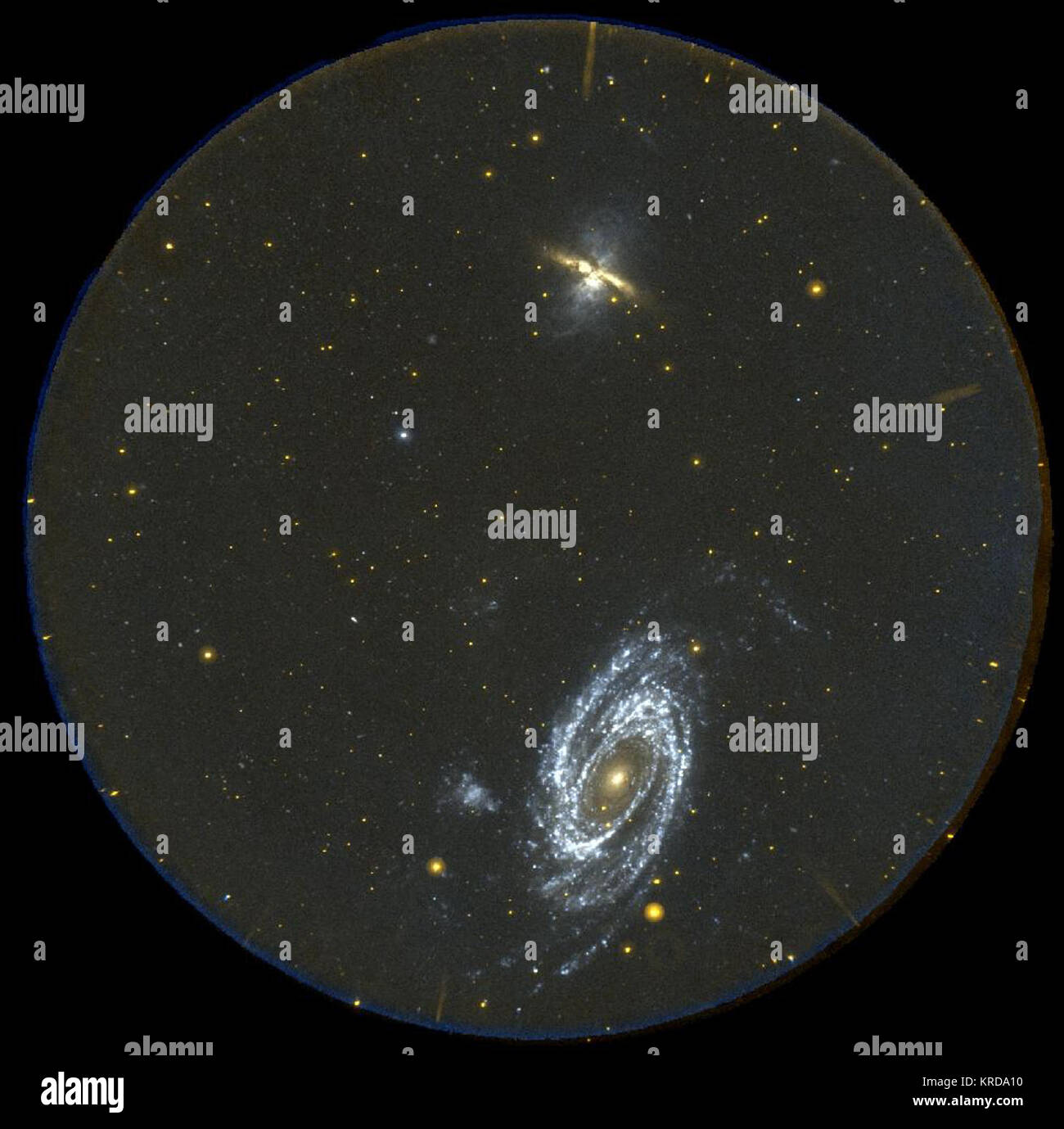 M81m82 galex f Stock Photo - Alamy