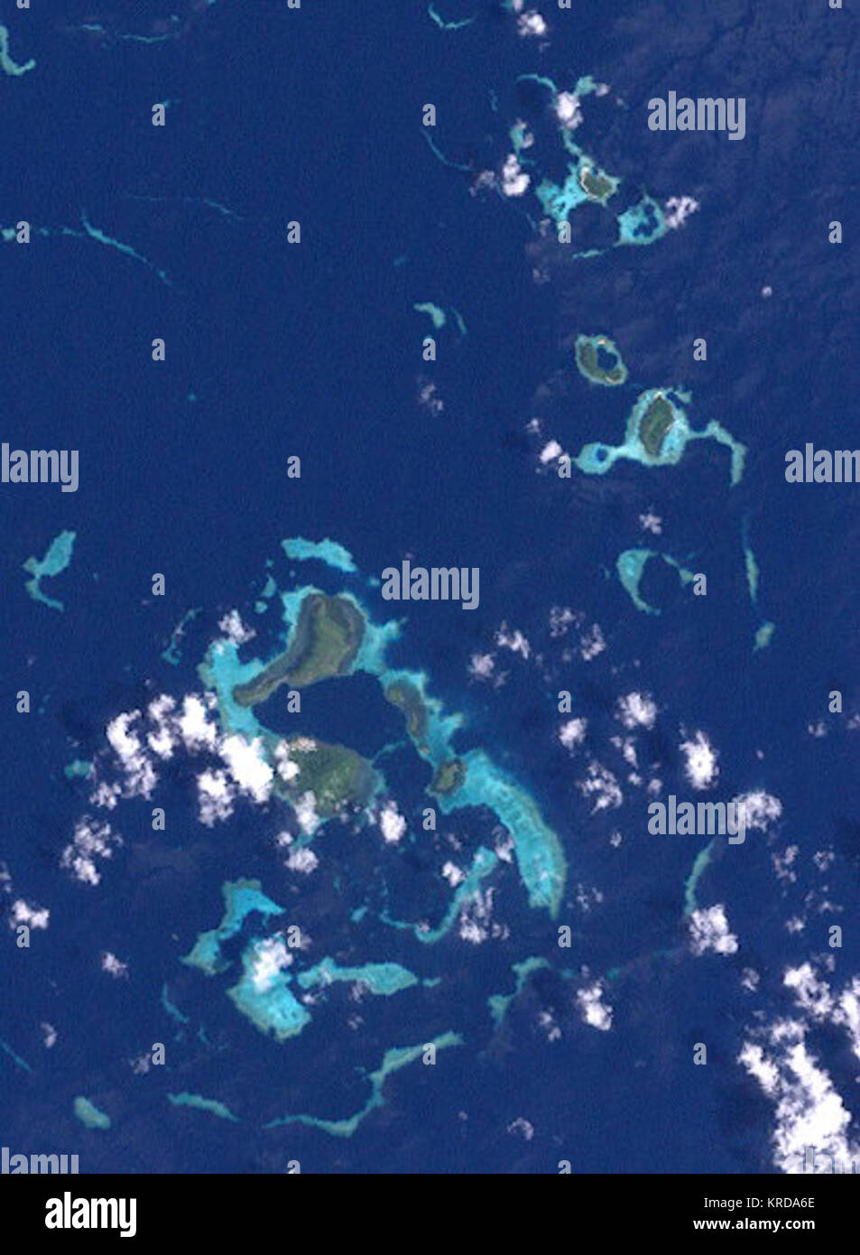 Mbuke Islands 28Landsat29 Stock Photo - Alamy