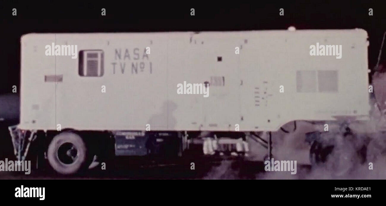 NASA television trailer (1961 Stock Photo - Alamy