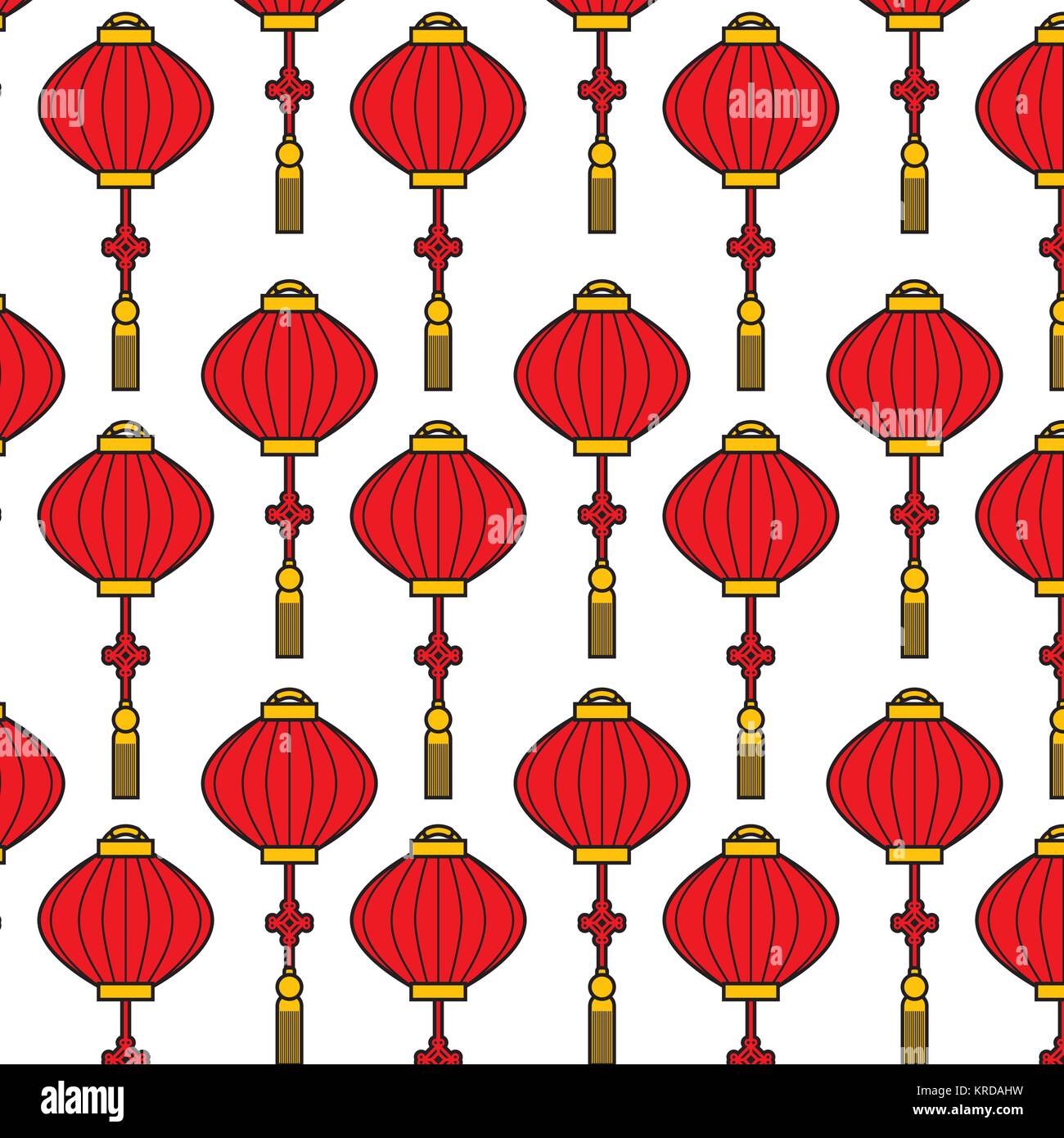 japanese lamp hanging pattern background Stock Vector Image & Art - Alamy