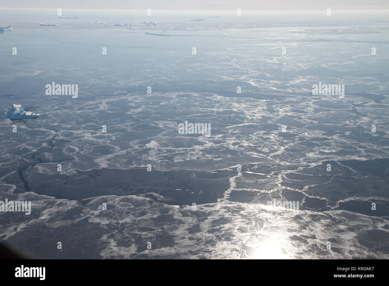 NASA's IceBridge Seeking New View of Changing Sea Ice Stock Photo - Alamy